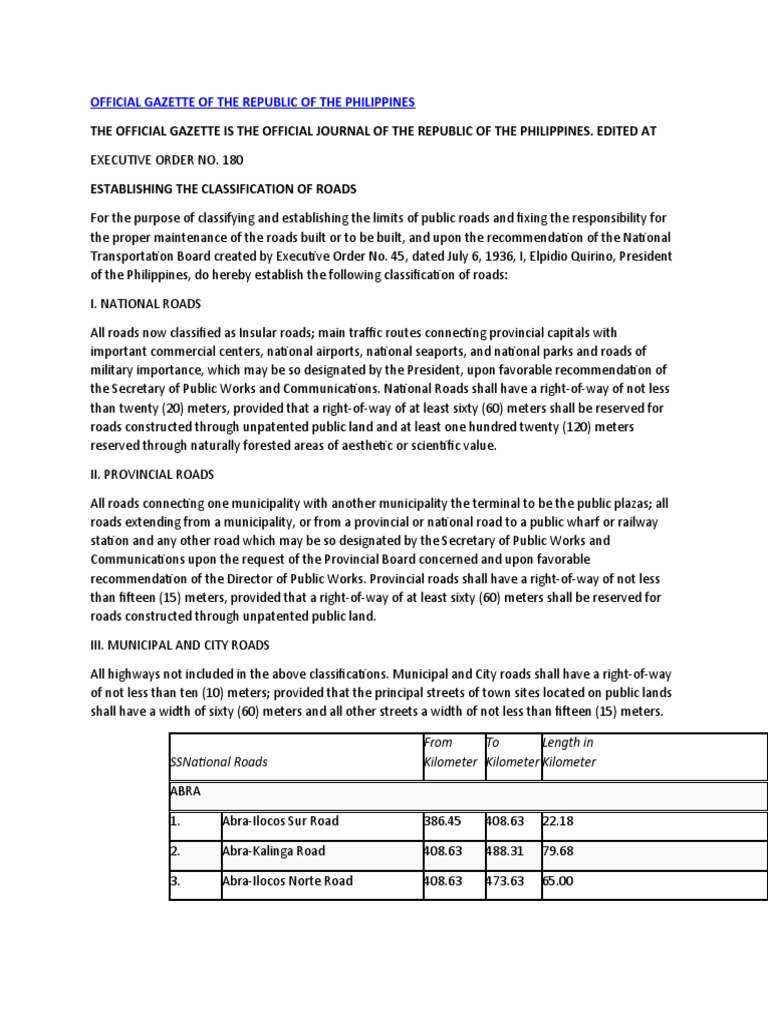 The Official Gazette Is The Official Journal of The Republic of The ...