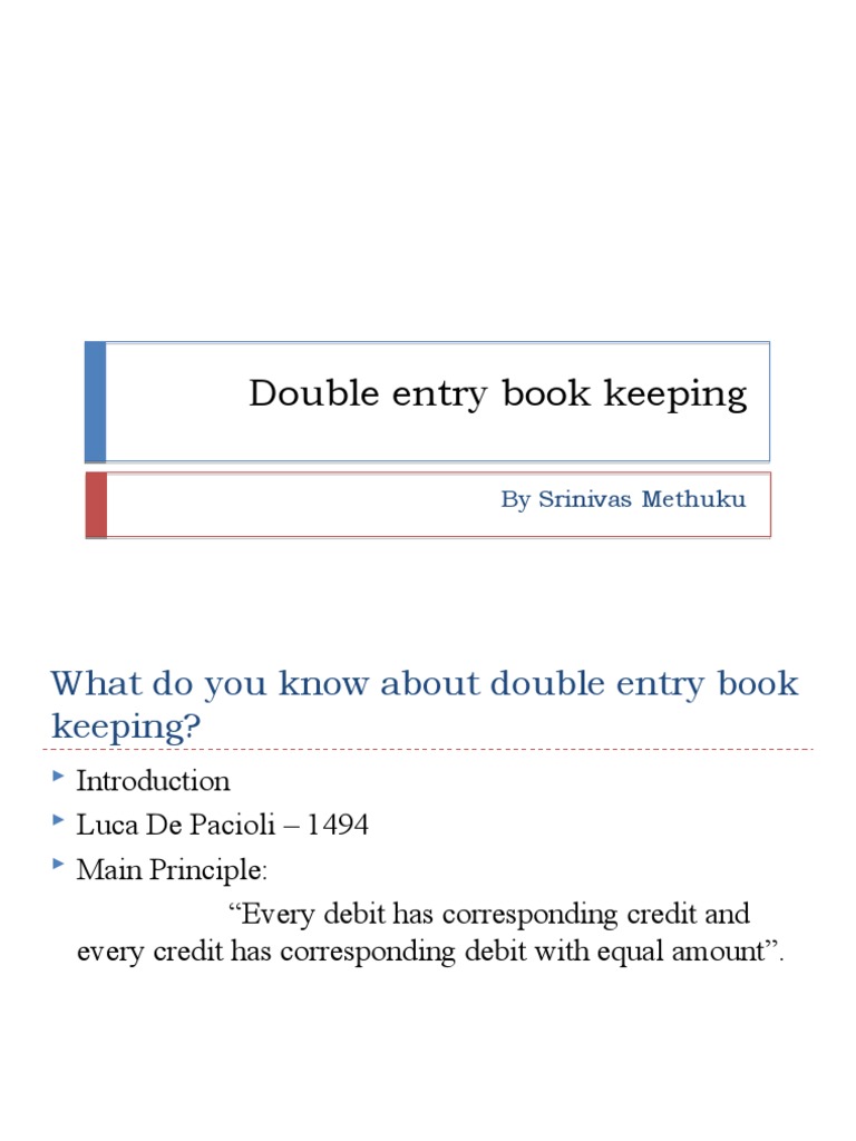 Topic 3 Double Entry Book Keeping8630 | PDF | Debits And Credits ...