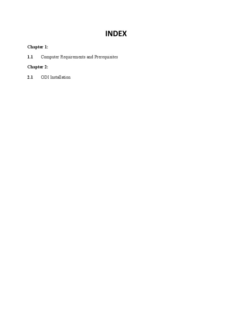 Index: Computer Requirements and Prerequisites | PDF