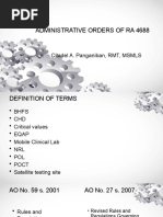 RA 4688 (Clinical Laboratory Law) | PDF | Laboratories | Medical Laboratory