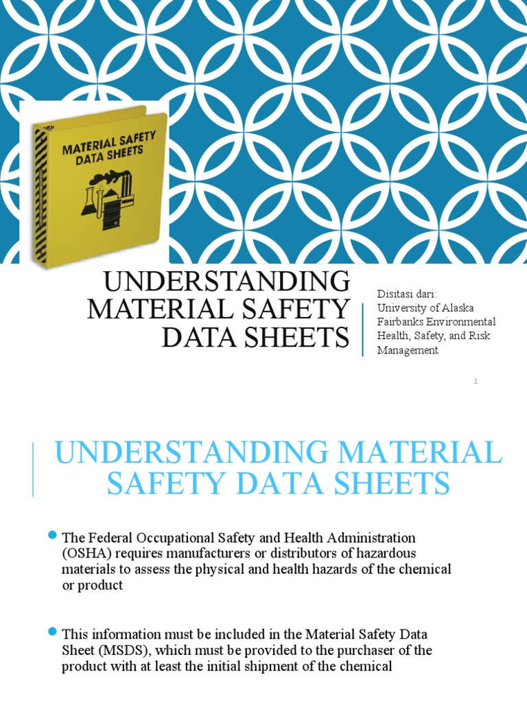 Understanding Material Safety Data Sheets: A Guide to the Essential ...