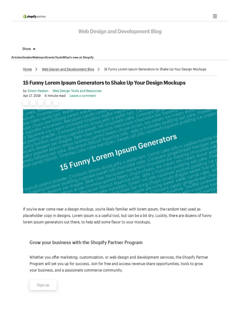 15 Funny Lorem Ipsum Generators To Shake Up Your Design Mockups - Web ...