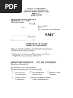 Cir Form | PDF | Credit Card | Money