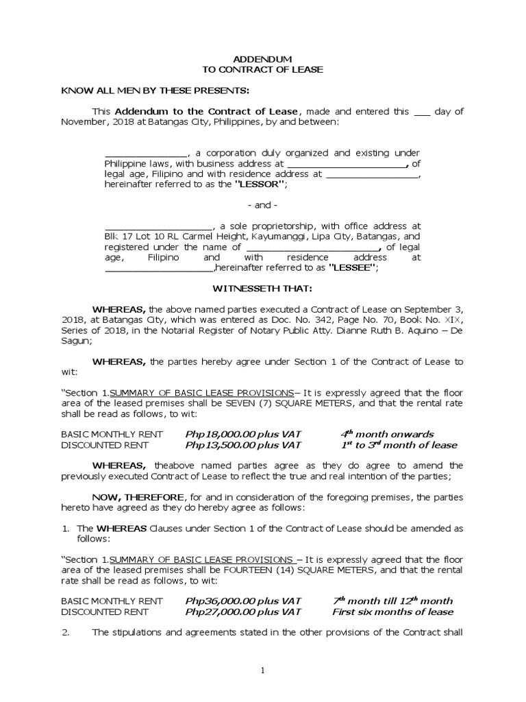 TH ST RD | PDF | Lease | Contract Law
