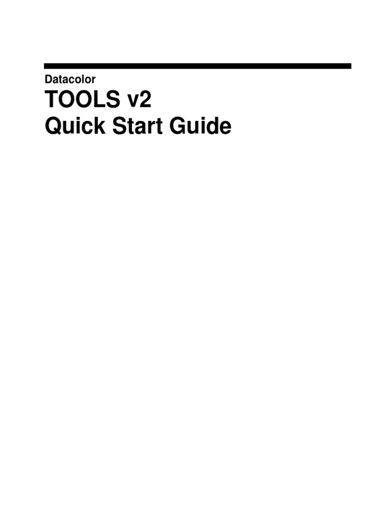 Datacolor Tools v2 Guide for Users | PDF | Microsoft Windows | Windows 7