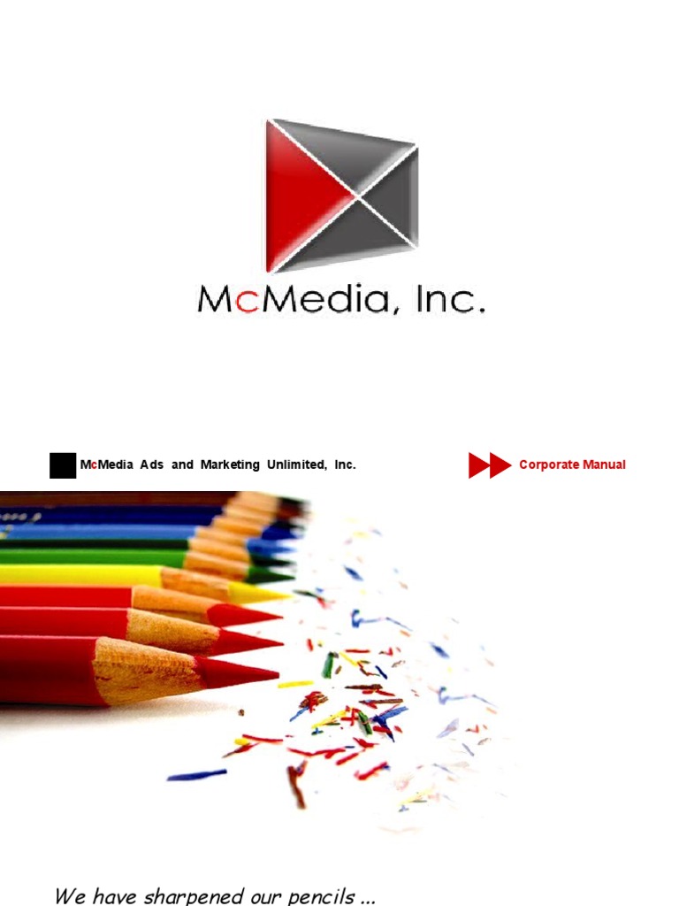 McMedia Corporate Manual Pages | PDF | Multimedia | Mass Media