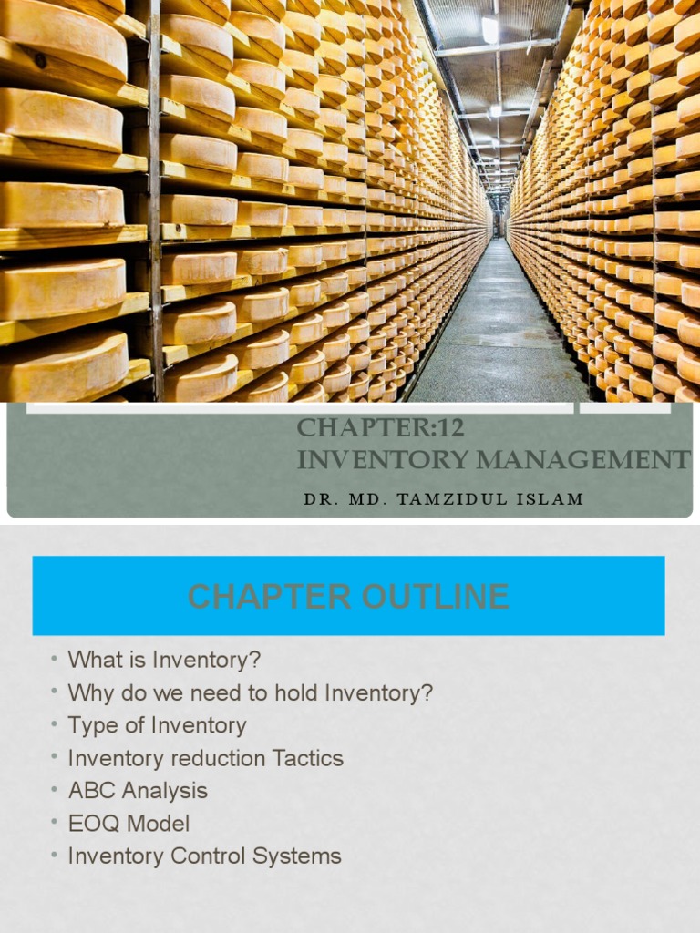 Inventory Management Essentials: ABC Analysis, EOQ Model, and Control ...