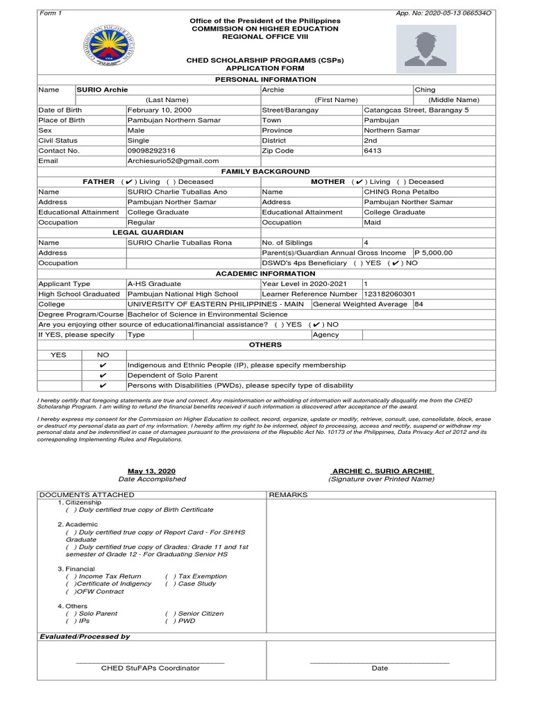 Date Accomplished (Signature Over Printed Name) : 1. Citizenship | PDF ...