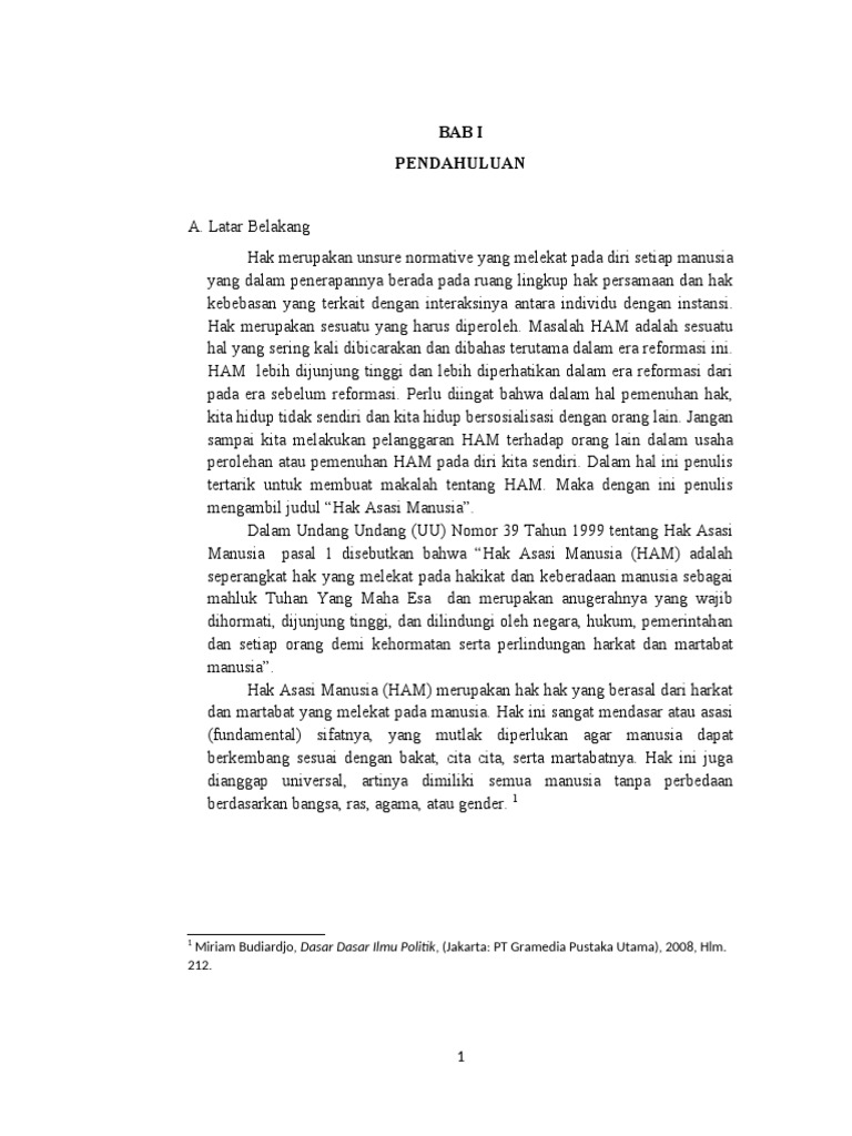 Zuairiah PPKN HAM Kls Tinggi | PDF