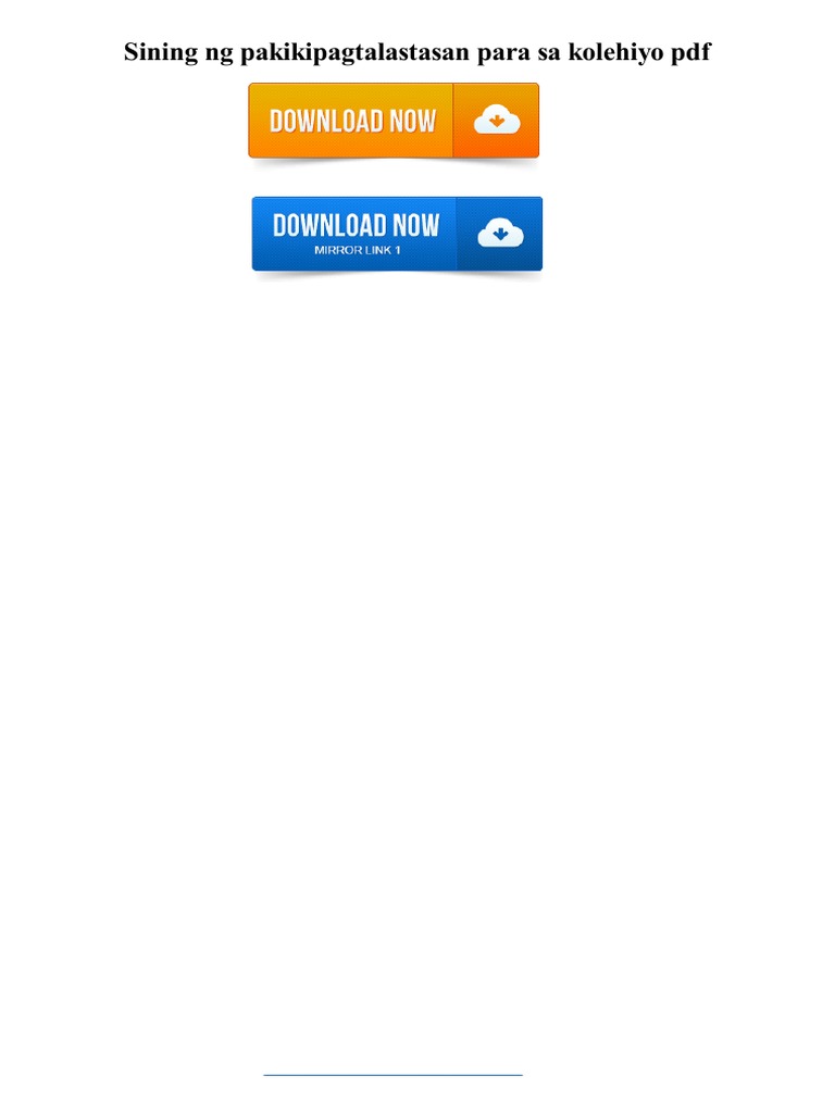 Sining NG Pakikipagtalastasan para Sa Kolehiyo PDF | PDF