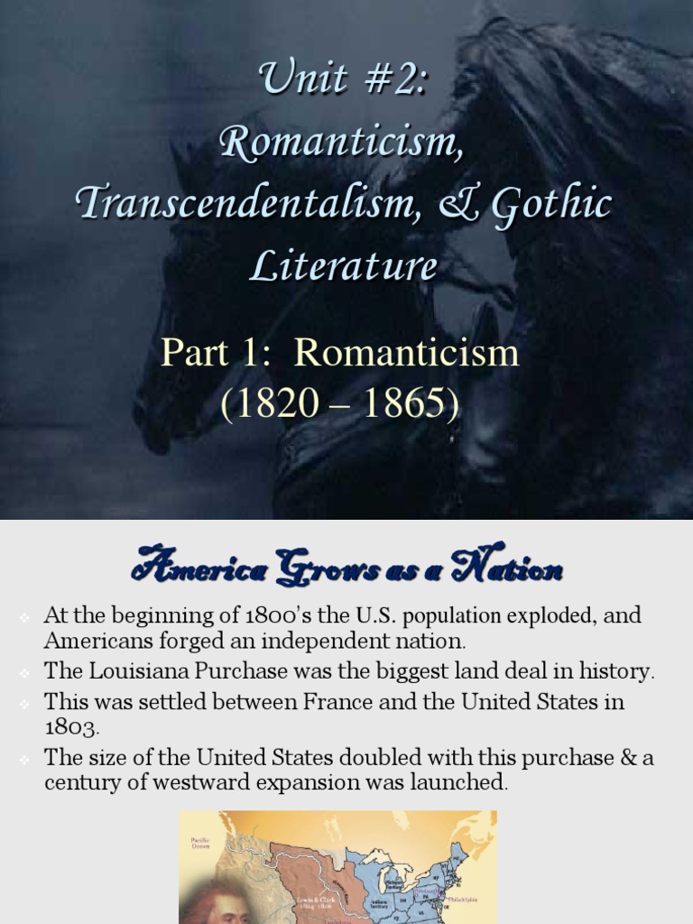 Power Point On Romanticism PDF | PDF | Romanticism | Intuition
