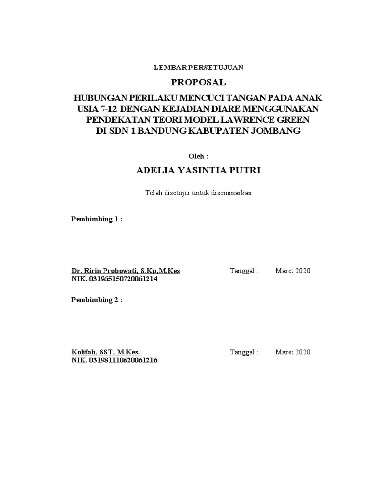 Lampiran Proposal | PDF