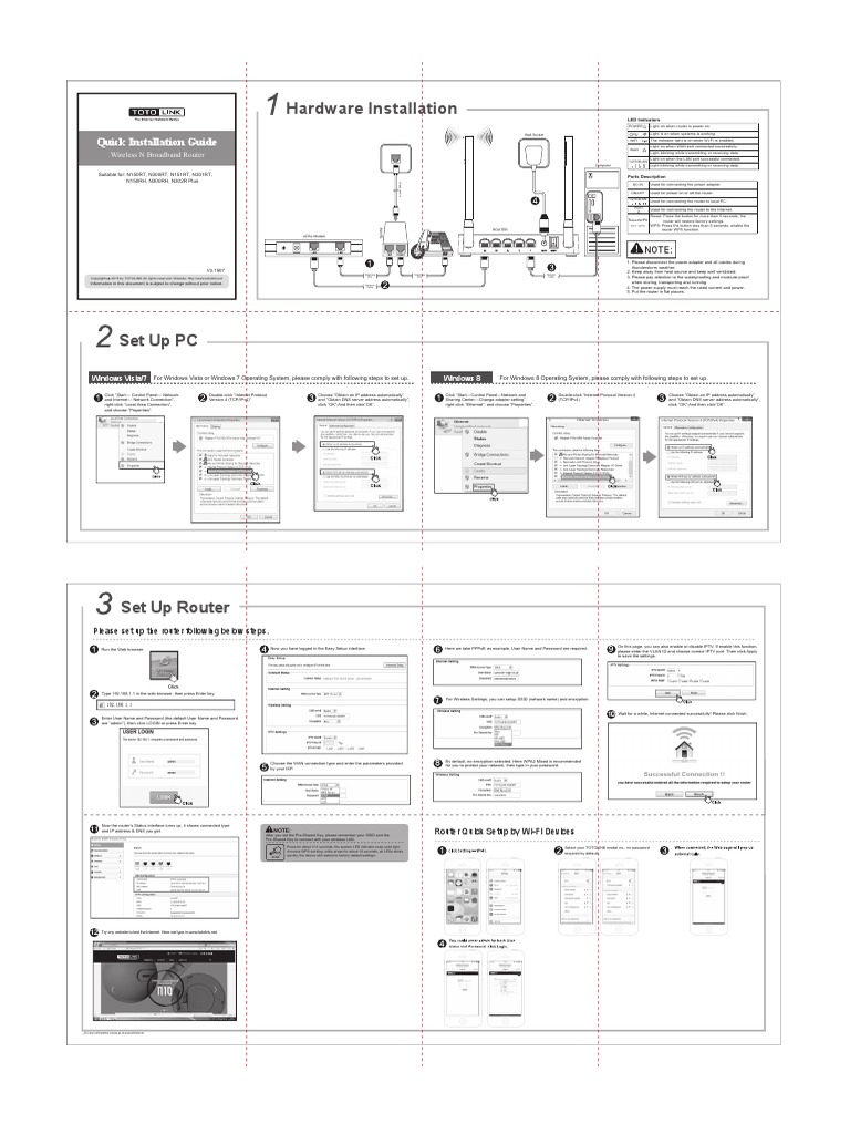 N300RT QIG Ver3.0 | PDF | Wi Fi | Computer Network