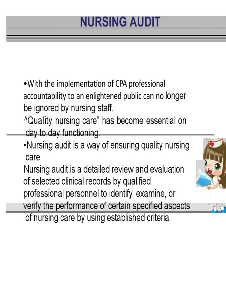 Nursing Audit | PDF | Audit | Nursing