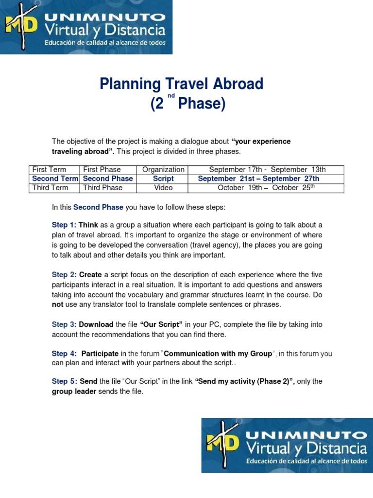 Instructions (2ND Phase) | PDF | Vocabulary | Communication