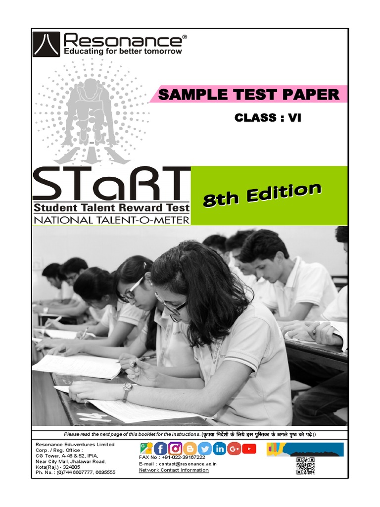 Sample Test Paper: Class: Vi | PDF | Filtration | Physical Sciences