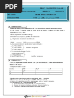 Fiche de Révision Examen EB9 | PDF