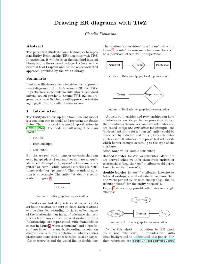 Drawing ER Diagrams With TikZ | PDF | Method (Computer Programming) | Class (Computer Programming)
