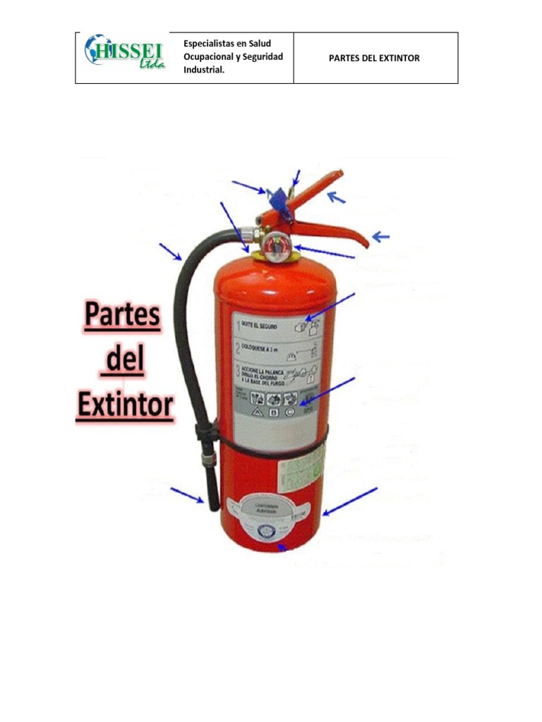 Partes Del Extintor 2014 | PDF