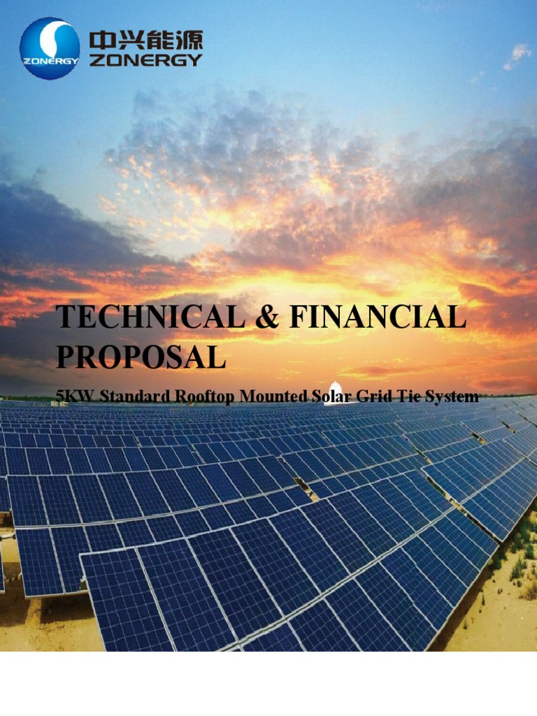 5KW STD Solar Proposal (With 5KW Invt) | PDF | Solar Power | Off The Grid