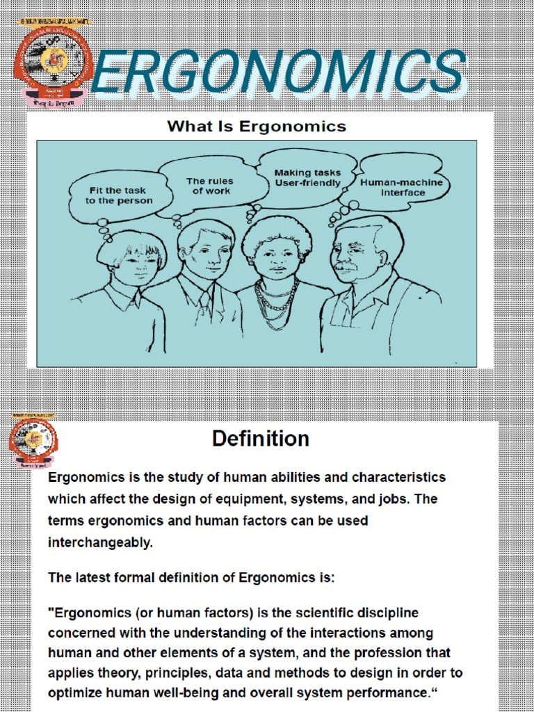 Principles of Ergonomics 1 PDF | PDF | Human Factors And Ergonomics ...