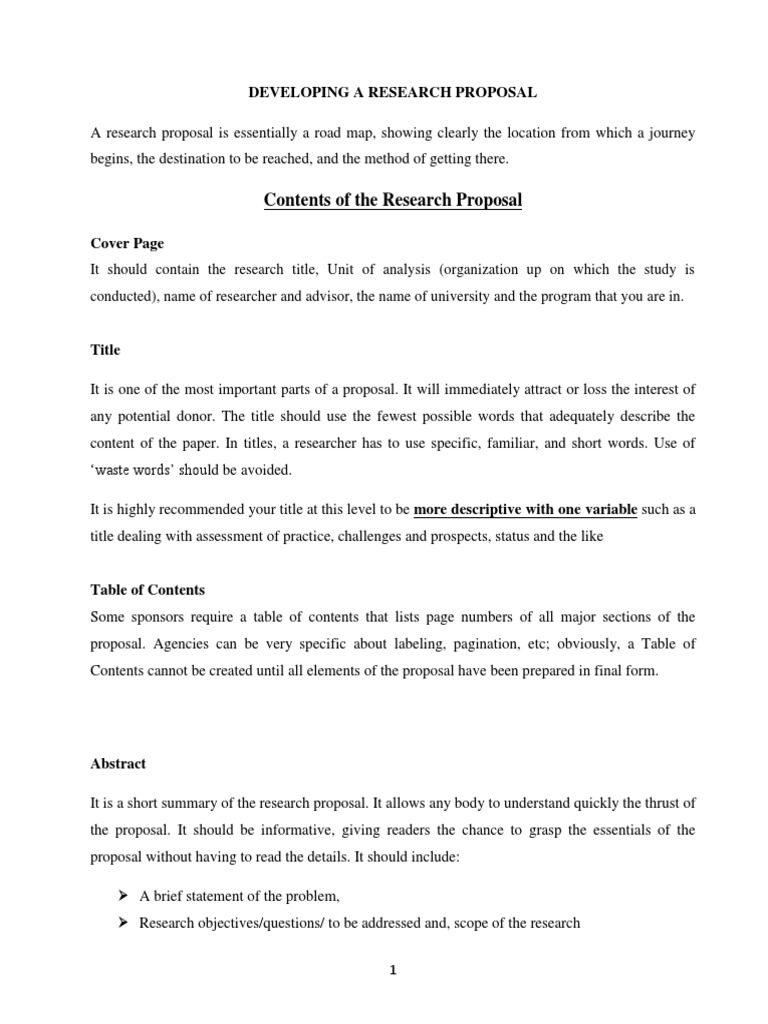 Developing Research Proposal | Download Free PDF | Sampling (Statistics) | Hypothesis