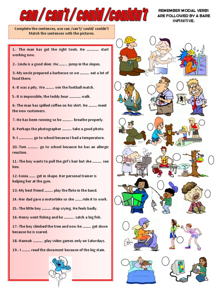 English Modal Verbs Exercise | PDF