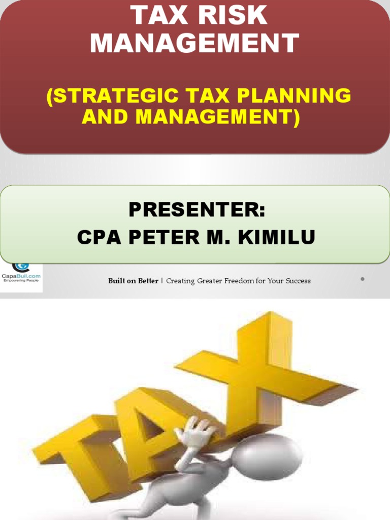 Tax Risk Management Essentials | PDF | Risk | Risk Management