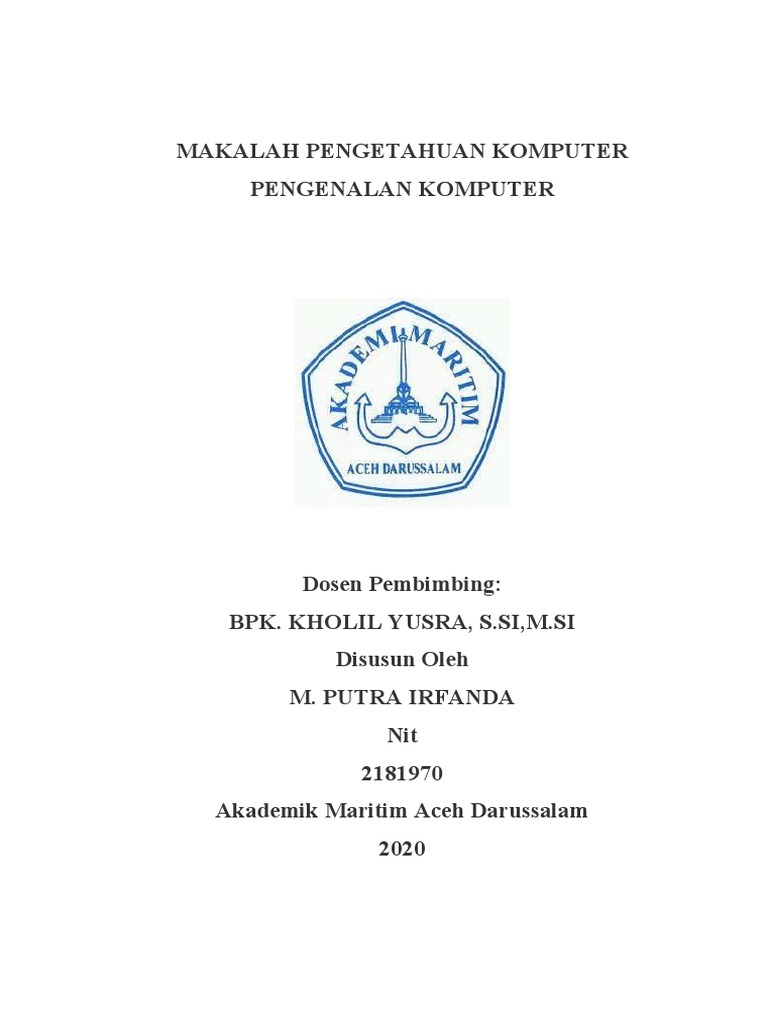 Makalah Komputer Dan Internet | PDF