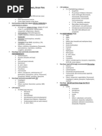 NAPLEX Cheat Sheet | PDF | Shock (Circulatory) | Organic Compounds