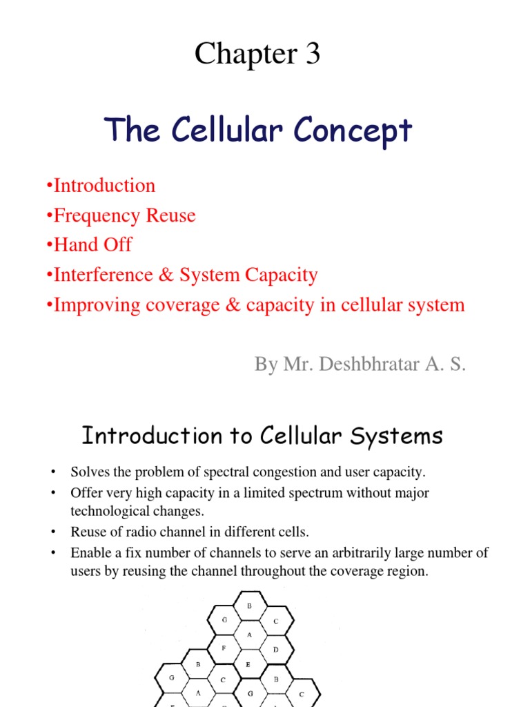 Chapter 3 Cellular Concept | Download Free PDF | Cellular Network ...