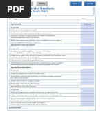 Escala de Agresividad Manifiesta (Overt Agression Scale, OAS) | PDF