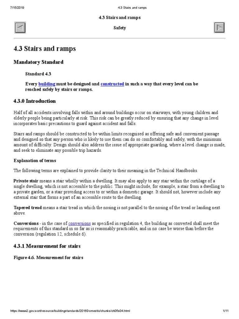 4.3 Stairs and Ramps | PDF | Stairs | Pedestrian Infrastructure
