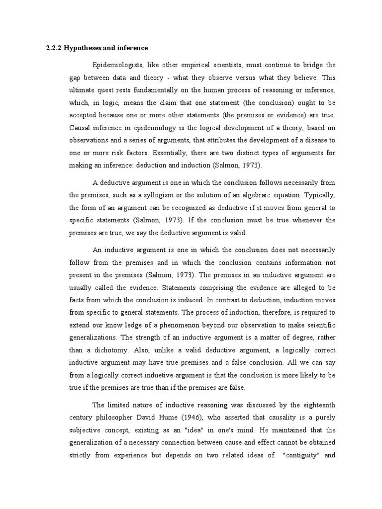 Bridging the Gap Between Data and Theory: A Discussion of Hypothesis Formulation, Causal ...