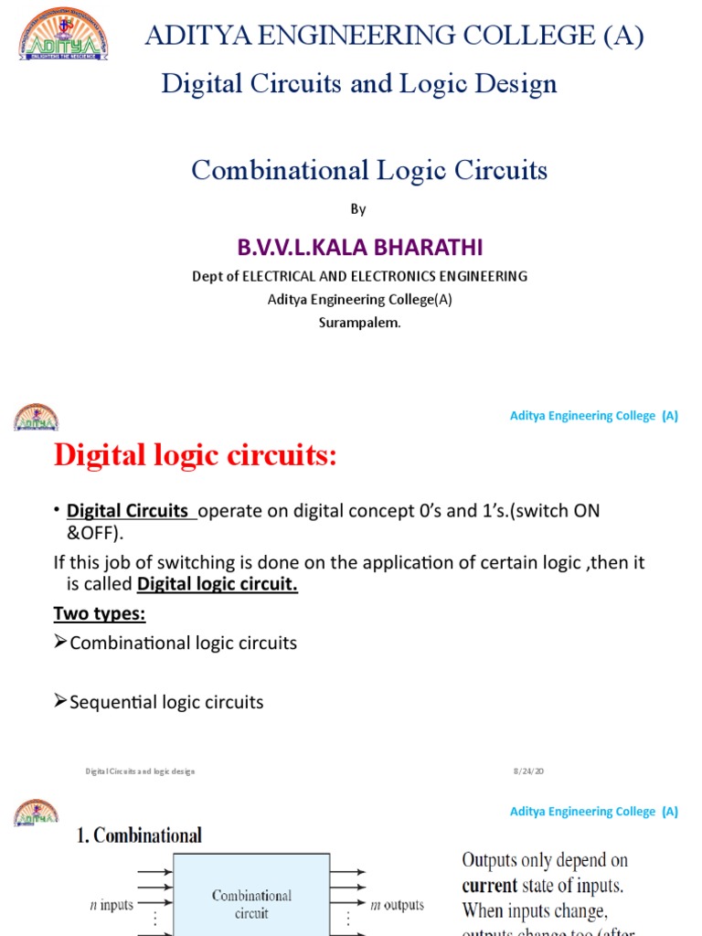 Combinatinal Logic Circuits | PDF | Digital Electronics | Electronics Combinatinal Logic Circuits | PDF | Digital Electronics | Electronics