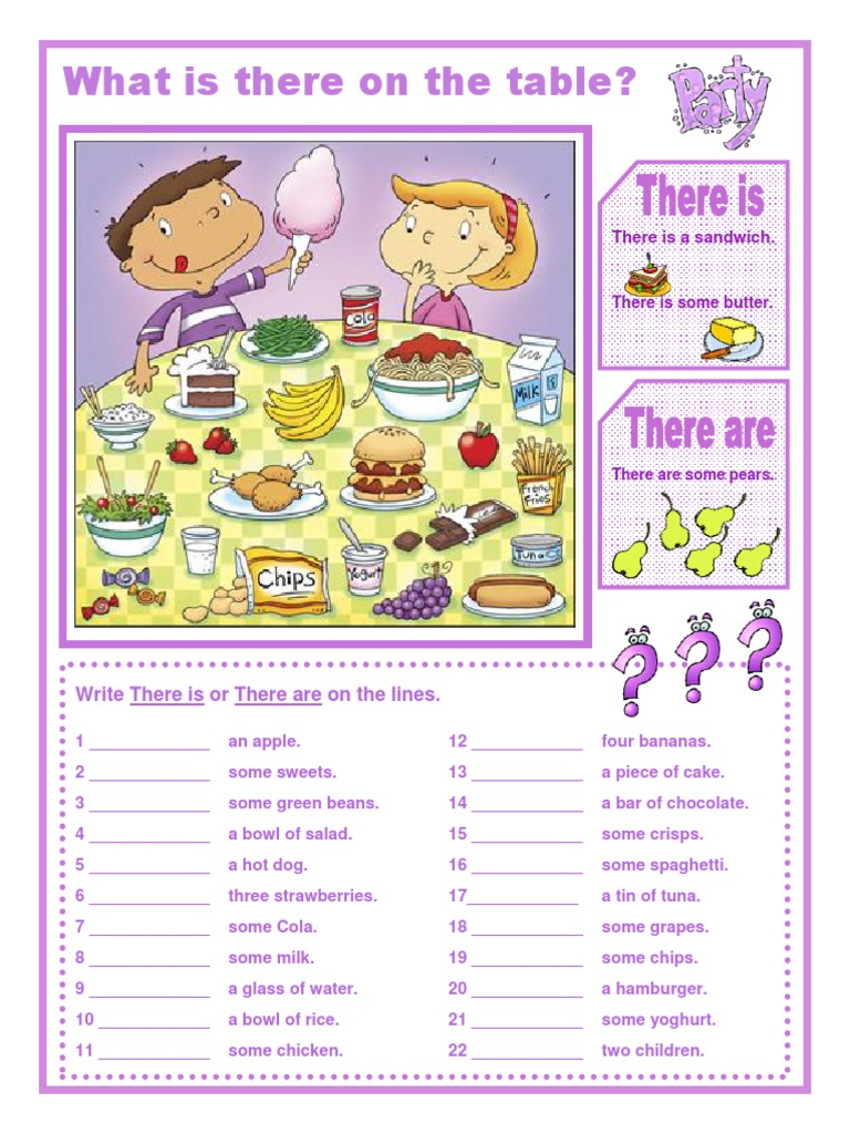 What Is There On The Table? | PDF