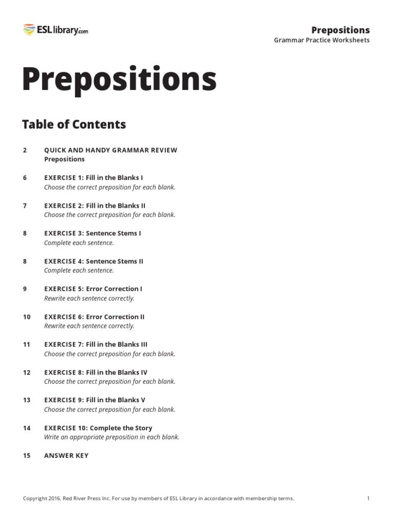 Prep | PDF | Noun | Phrase