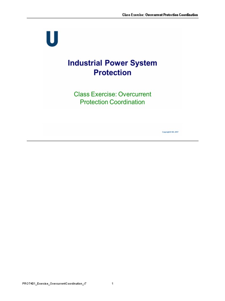 Determining Settings for a Phase Inverse-Time Overcurrent Element on a Substation Transformer to ...