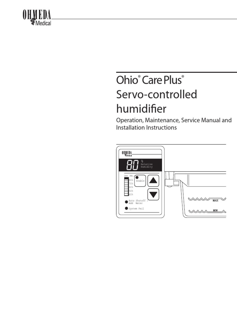 Careplus - 3000 - Humidifier - User - and Service Manual | PDF ...