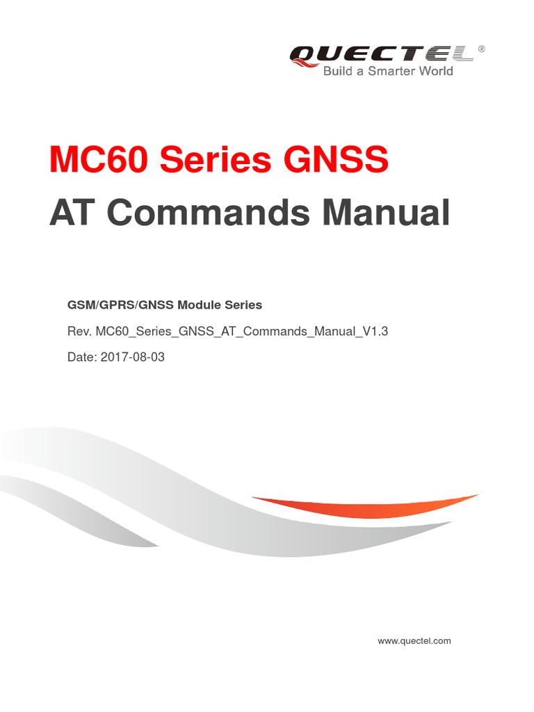 MC60 Series GNSS: AT Commands Manual | PDF | General Packet Radio Service | Gsm