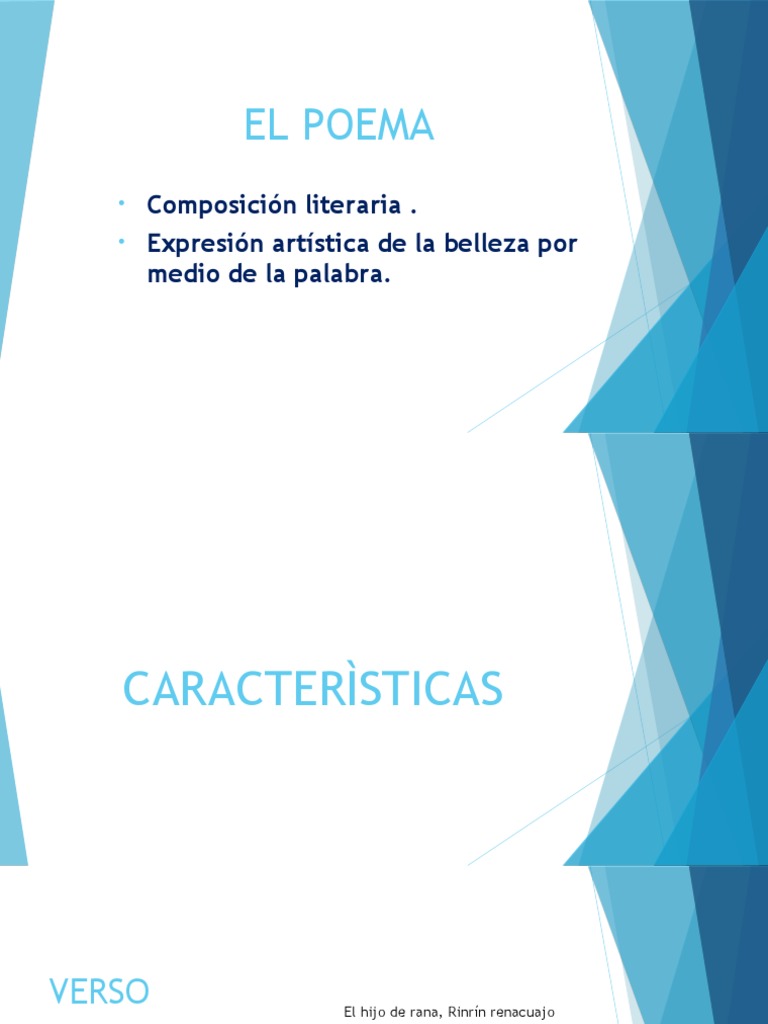 El Poema Diapositiva | PDF