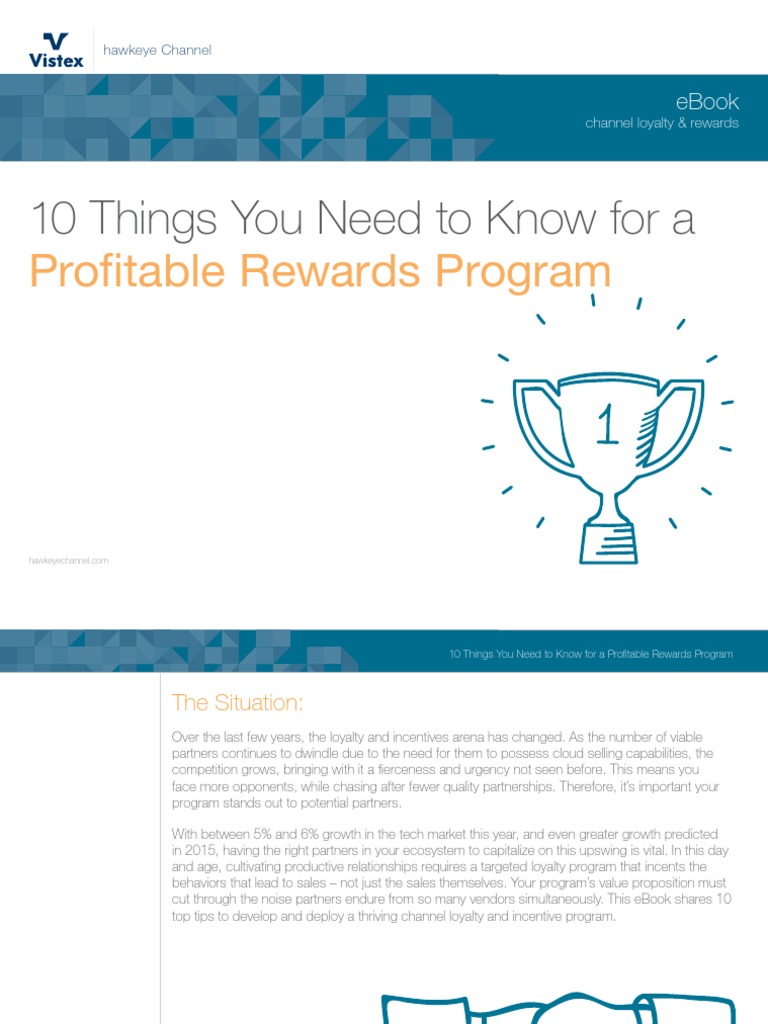 10 Things You Need To Know For A: Profitable Rewards Program | PDF ...