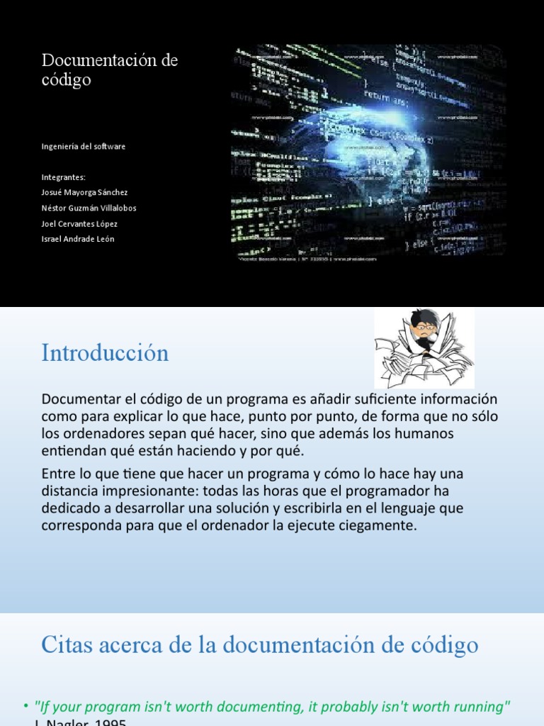 Importancia de Documentar Código | PDF