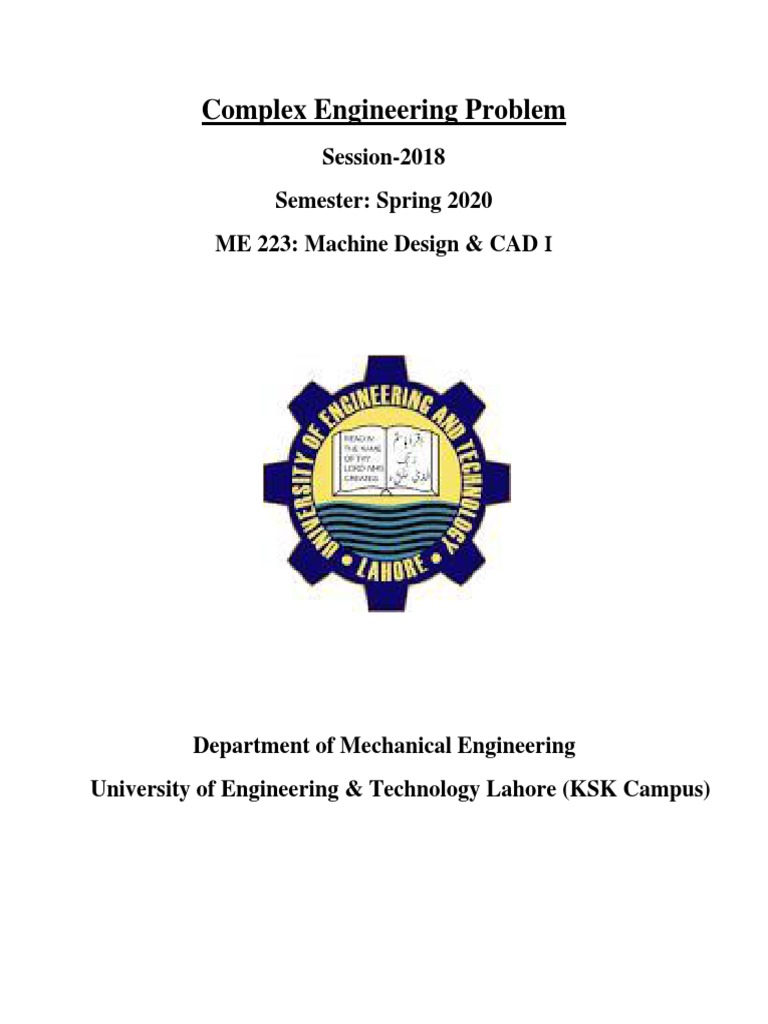 Spring 2020 - MD & CAD 1 - CEP | PDF | Fuselage | Rivet