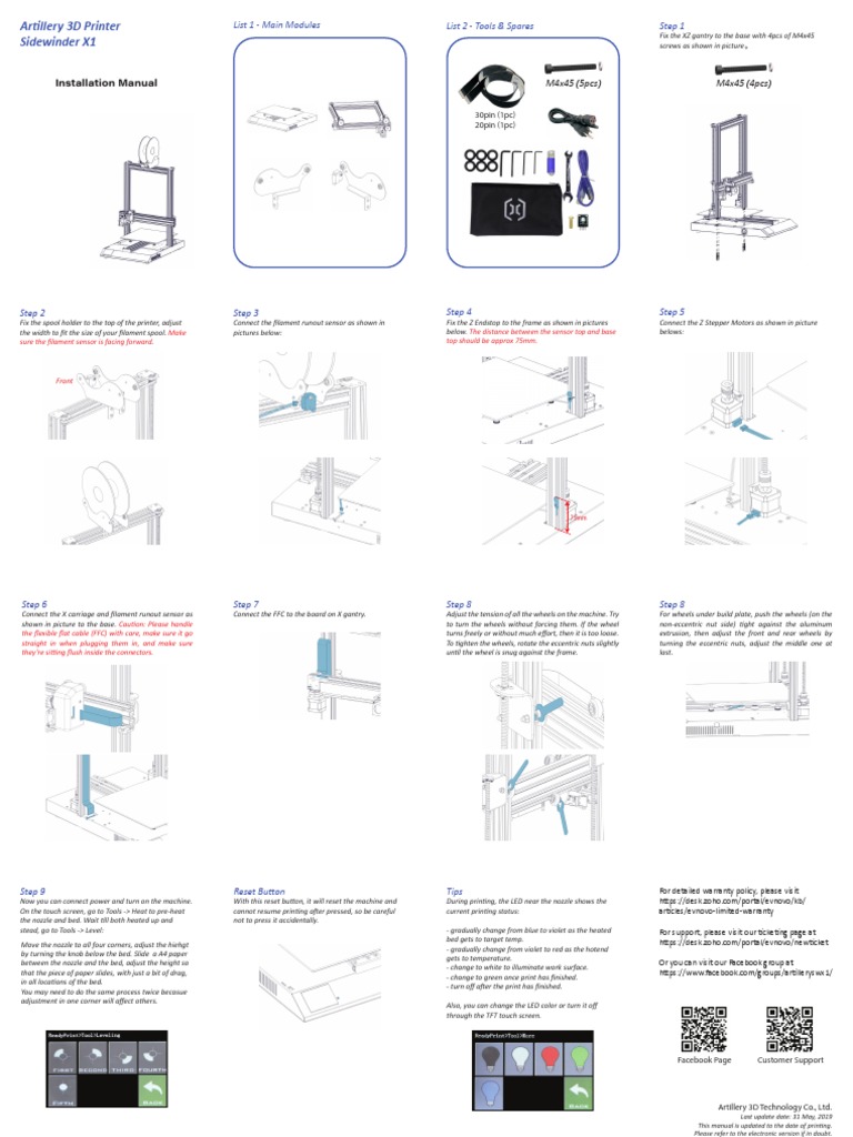 Sidewinder Assembly Manual | PDF | Mechanical Engineering | Equipment
