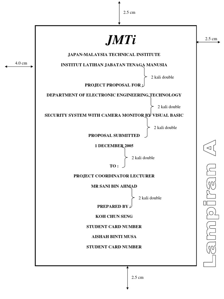 Contoh Isi Dalam Proposal FYP | PDF