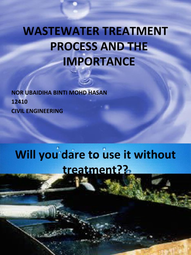 Waste Water Treatment Process | Download Free PDF | Sewage Treatment ...