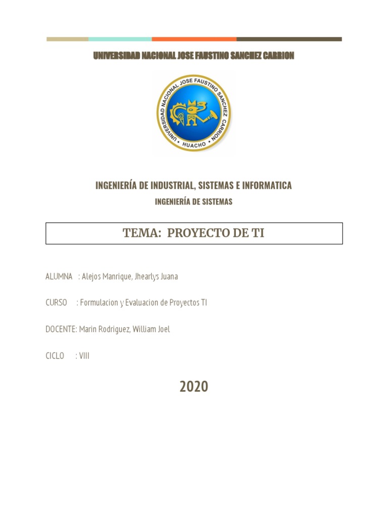 Ejemplos y Gestión de Proyectos TI | PDF | Gestión de proyectos | Software