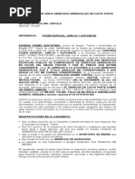 Carta Poder para Tramites Funerarios | PDF | Derecho