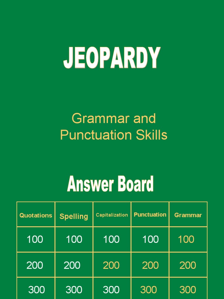 Grammar and Punctuation Mastery Guide | PDF | Semiotics | Language ...
